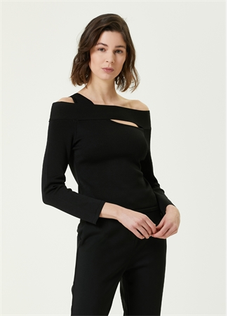 Beymen Collection Kadın Siyah Asimetrik Yaka Detaylı Kazak S EU Beymen Collection Kadın Siyah Asimetrik Yaka Detaylı Kazak S EU